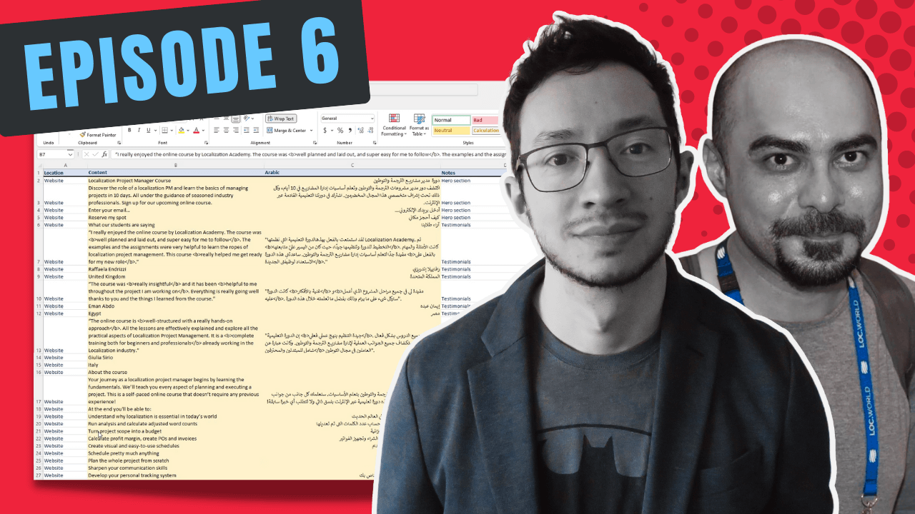 Importing Arabic Translations Into Elementor? — Live Localization, Day 6 - Localization Academy